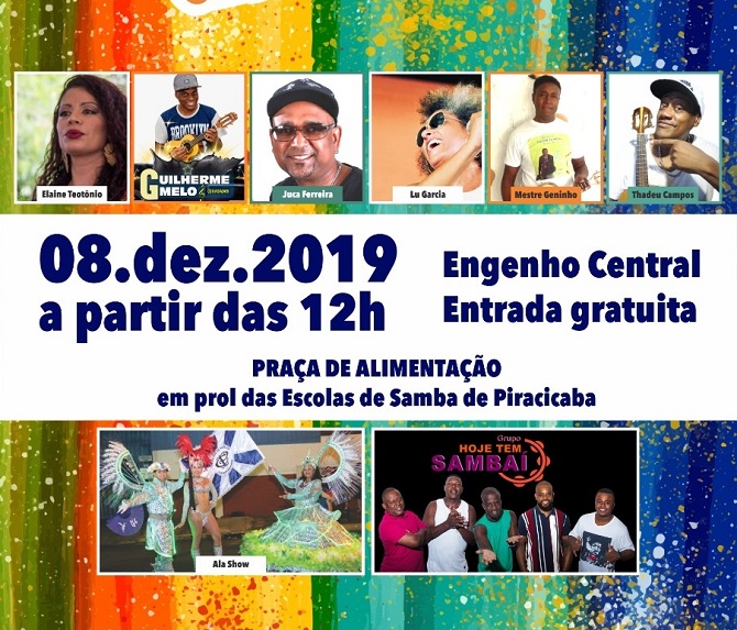 Piracicaba comemora Dia Nacional do Samba com artistas locais – Portal do Município de Piracicaba